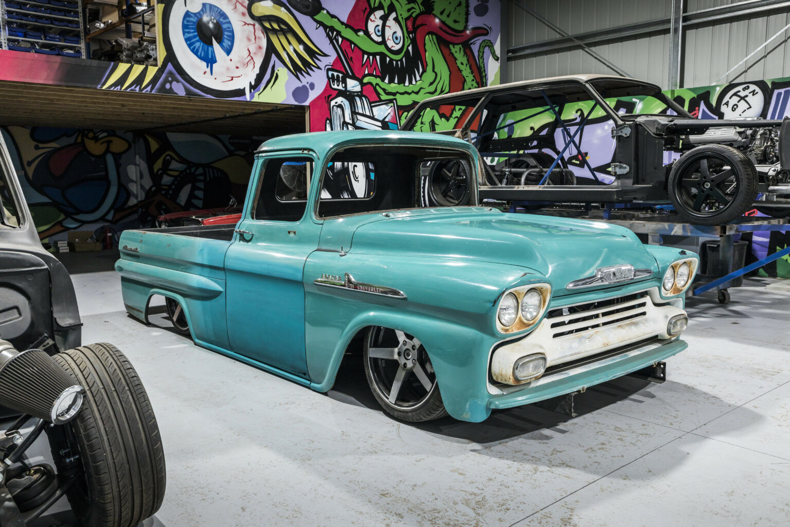 Slammed LS-powered 1959 Chev Apache pick-up