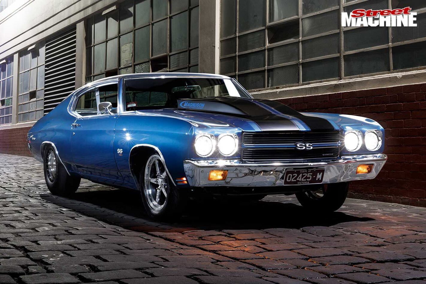 Blown LSX 454-powered 1970 Chevrolet Chevelle SS at Drag Challenge