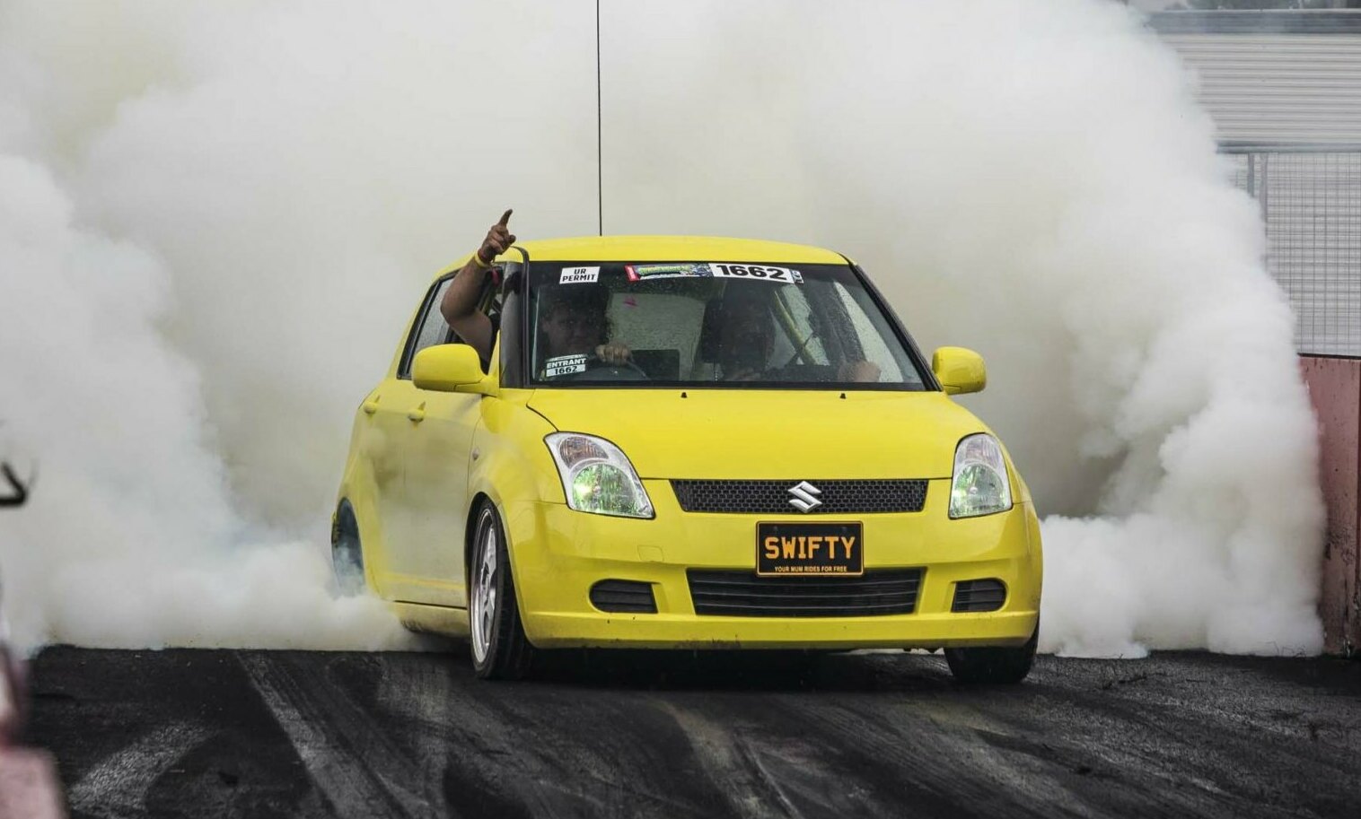 LS-swapped Suzuki Swift at Summernats 36