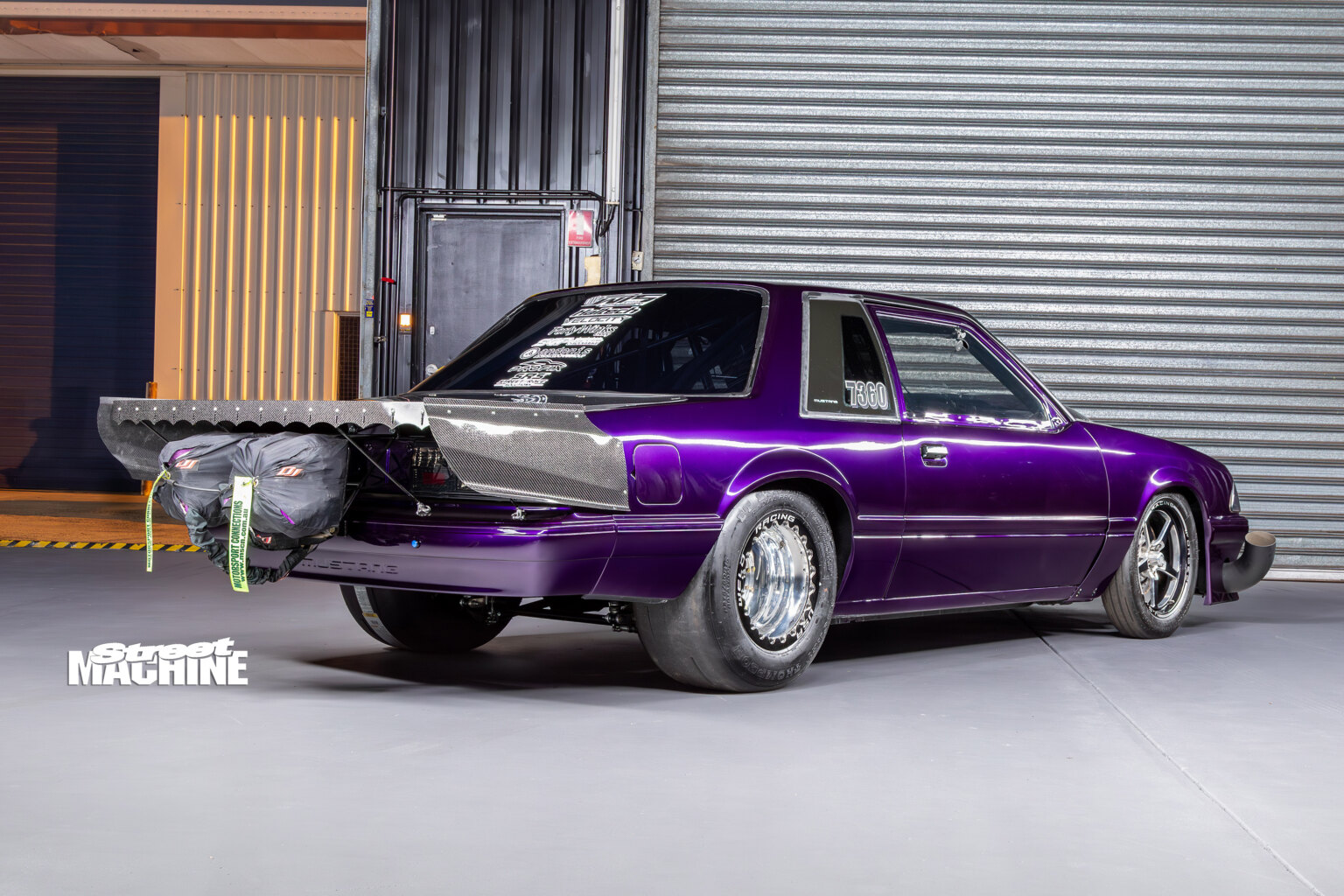 Jamie Jeffreys’s 2500hp radial Fox-body Mustang
