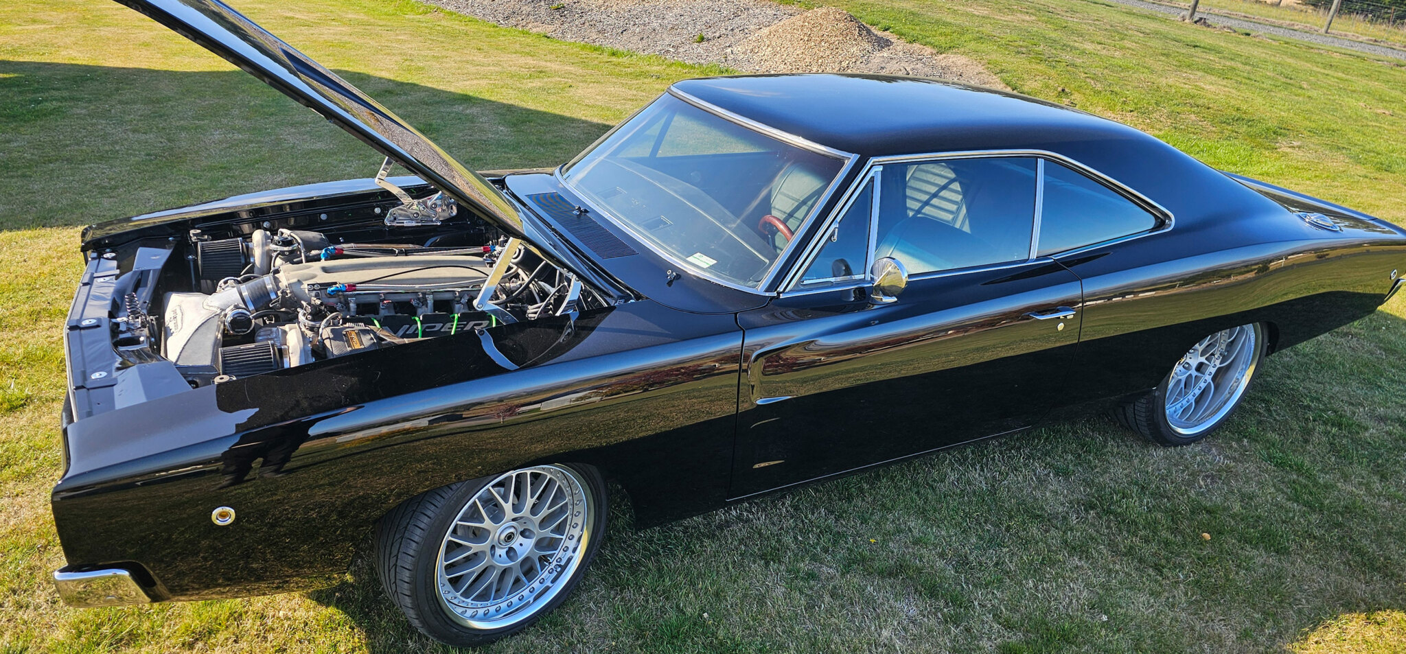 Twin-turbo Viper V10-swapped 1968 Dodge Charger