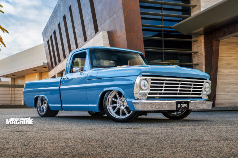Brad McGill’s ’68 F100 bumpside reborn