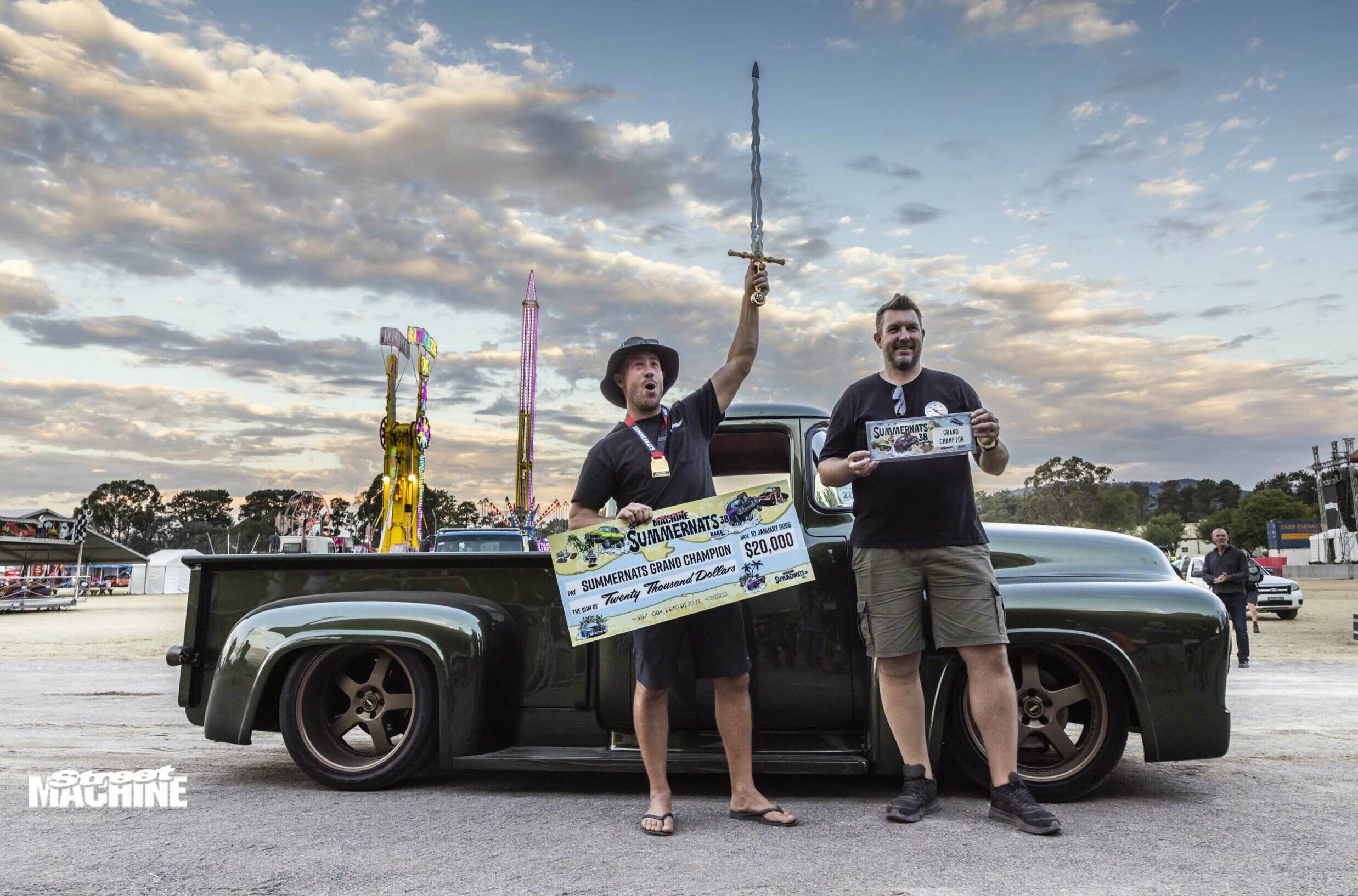 Coyote-powered 1956 F100 wins Summernats 38 Grand Champion